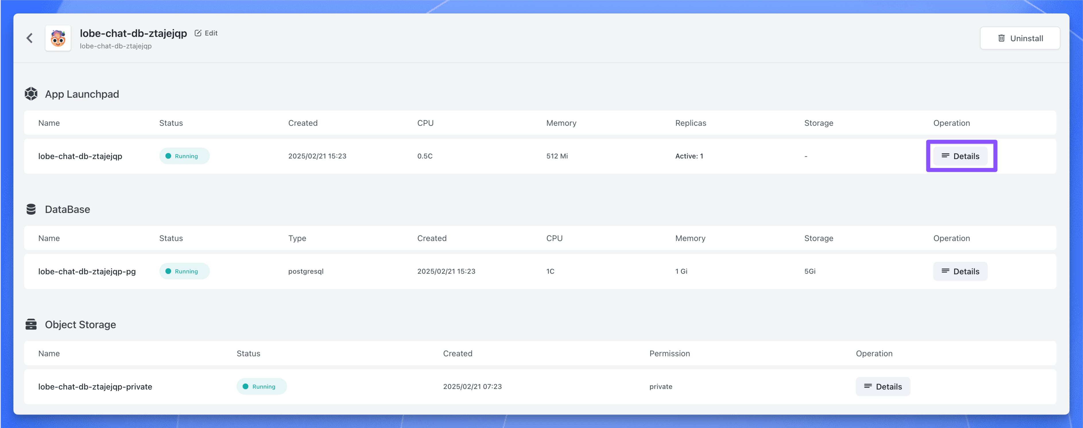 Lobe Chat Database Version 部署和安装教程 - Sealos